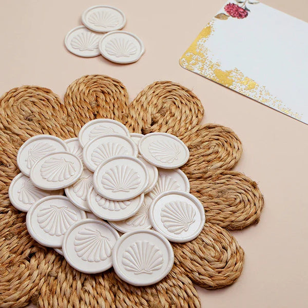 Sea Shell - Pearl White Wax Seal – Lachi