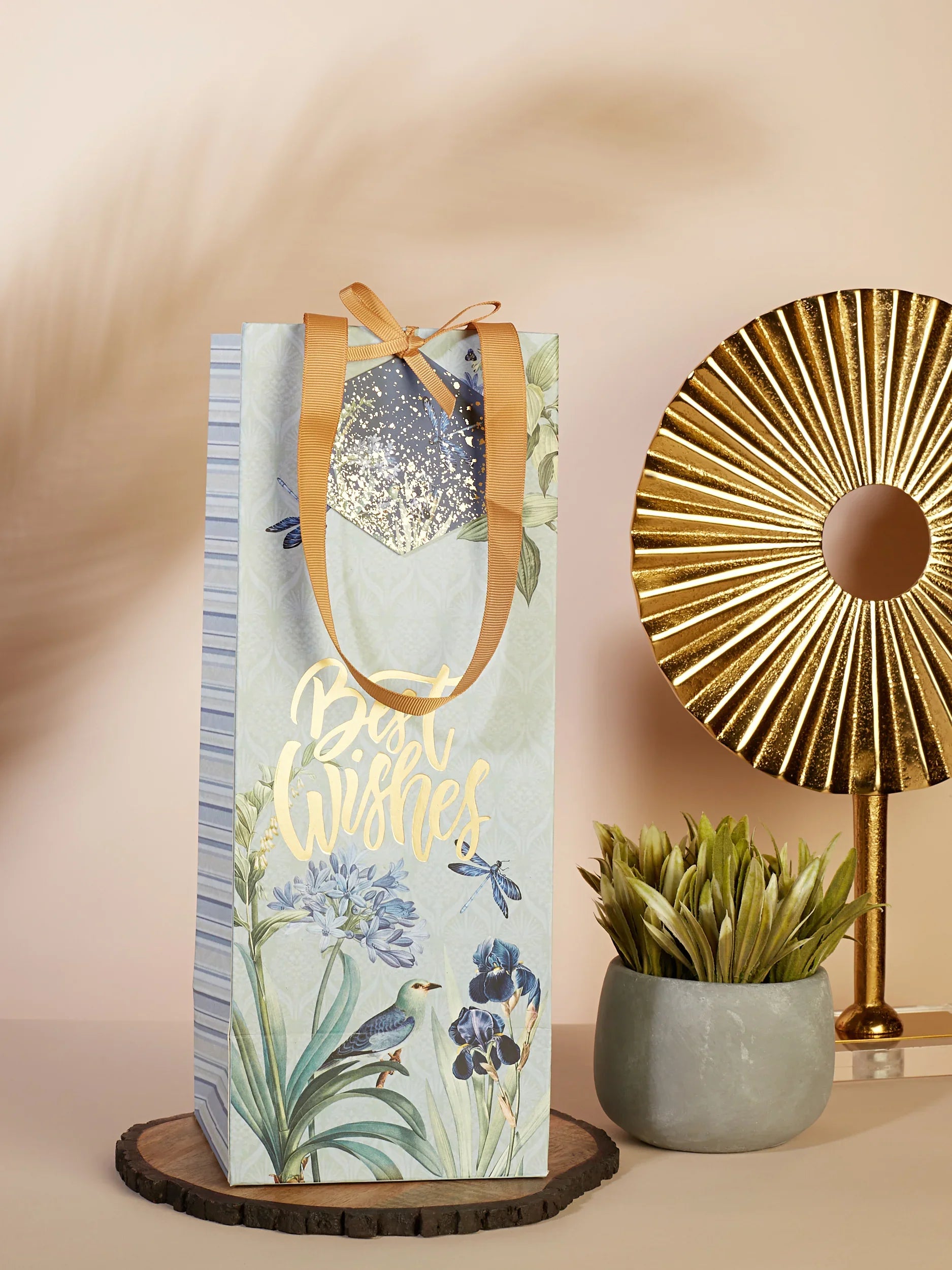 Elegant and Stylish "Spring Cascade" Bottle Bag – Lachi